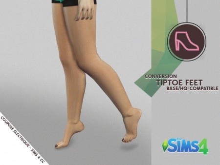 TIPTOE FEET at REDHEADSIMS » Sims 4 Updates