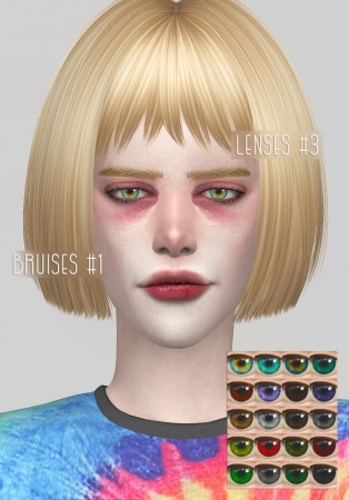 Lenses and bruises at Magic-bot » Sims 4 Updates