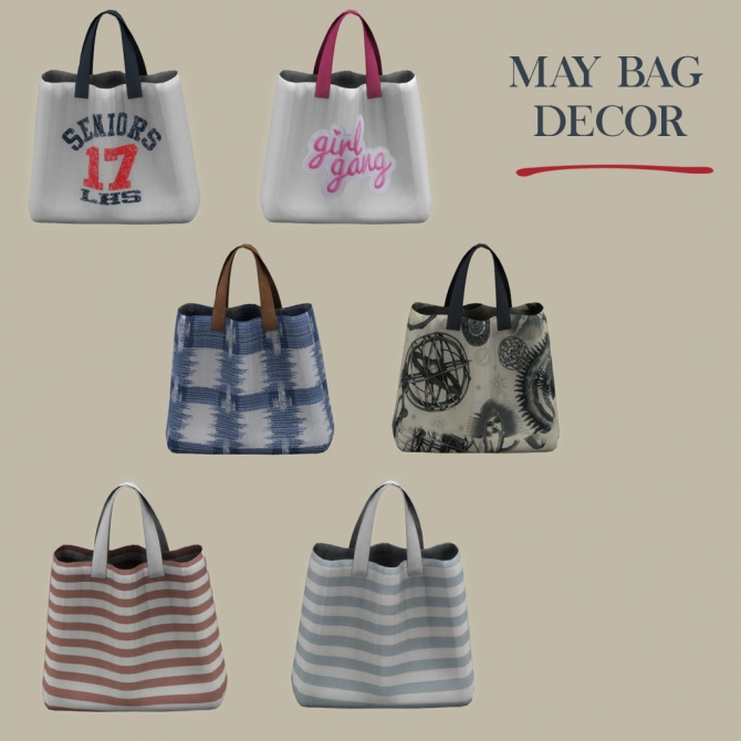 May Bag Decor at Leo Sims » Sims 4 Updates