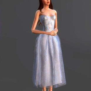 1920's flapper dress at Sims 4 Studio » Sims 4 Updates