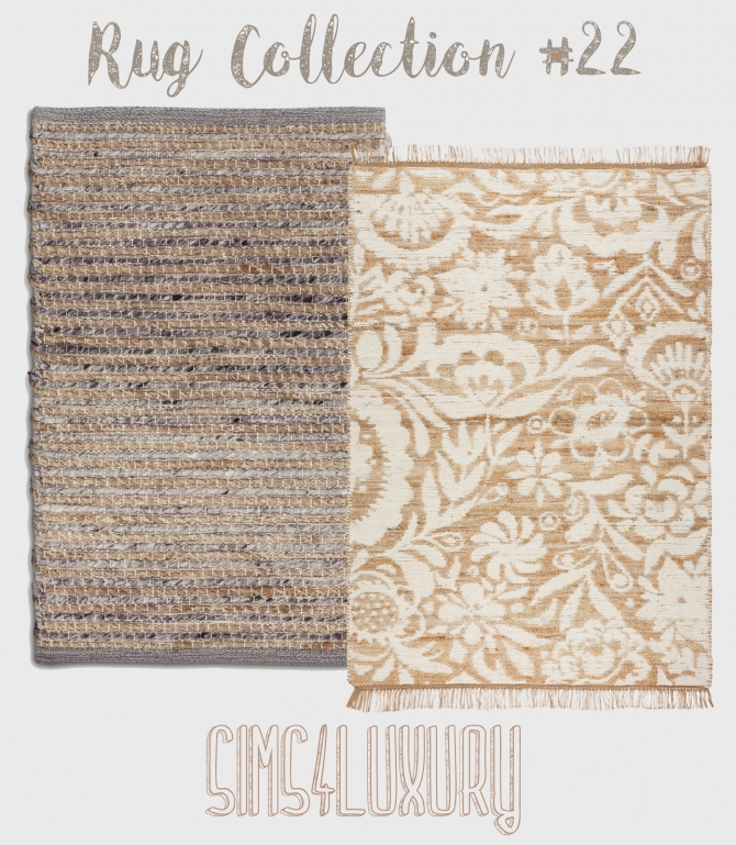 Rug Collection #22 at Sims4 Luxury » Sims 4 Updates