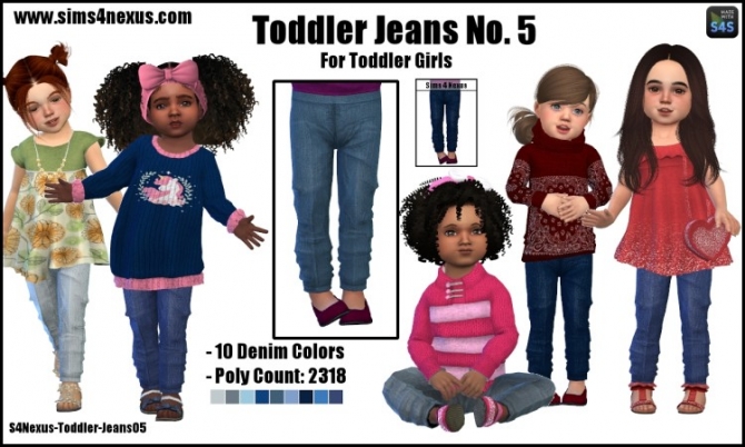 Jeans No. 5 by SamanthaGump at Sims 4 Nexus » Sims 4 Updates