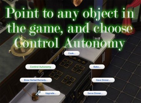 Self-Configurable Autonomy Mod by scumbumbo at Mod The Sims » Sims 4 ...