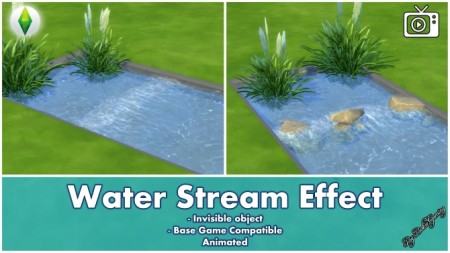 Water Stream Effect by Bakie at Mod The Sims » Sims 4 Updates