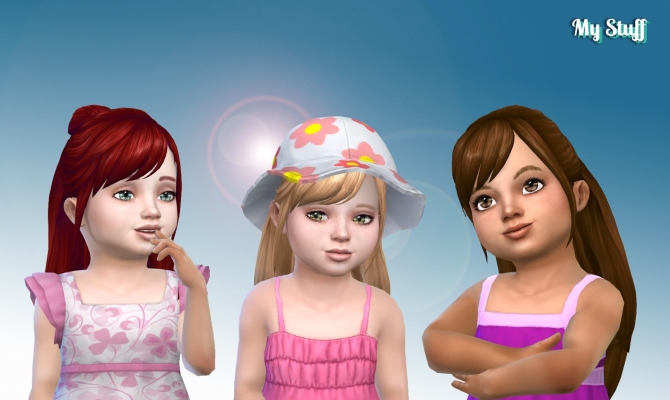 Natalie Hair T at My Stuff » Sims 4 Updates