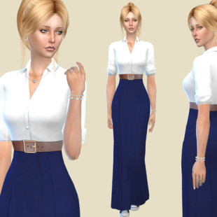 Saree 2 by ekinege at TSR » Sims 4 Updates