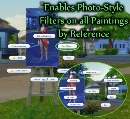 Set Filters on Paintings by Reference by scumbumbo at Mod The Sims ...