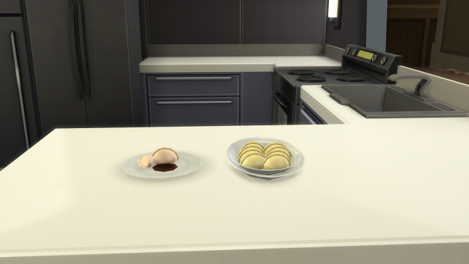 Custom Food Chinese Dumplings by konansock at Mod The Sims » Sims 4 Updates