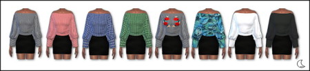 LIA BLOUSE at Blue8white » Sims 4 Updates