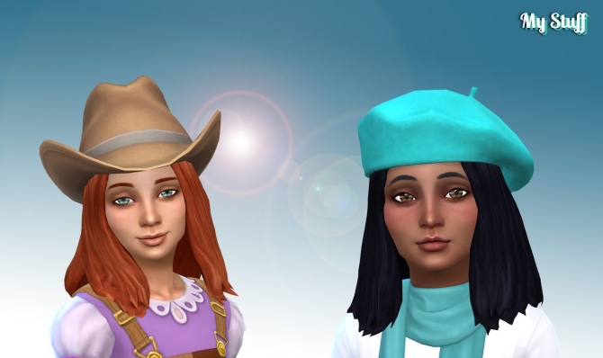 Thelma Hair for Girls at My Stuff » Sims 4 Updates