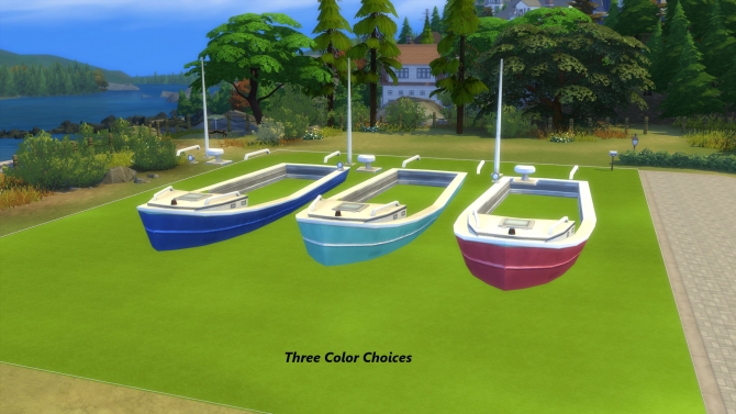 Build Your Own Houseboat by Snowhaze at Mod The Sims » Sims 4 Updates