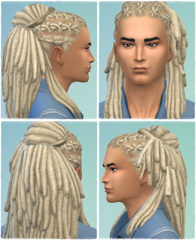 Lock my Dreads Hair (males & females) at Birksches Sims Blog » Sims 4 ...
