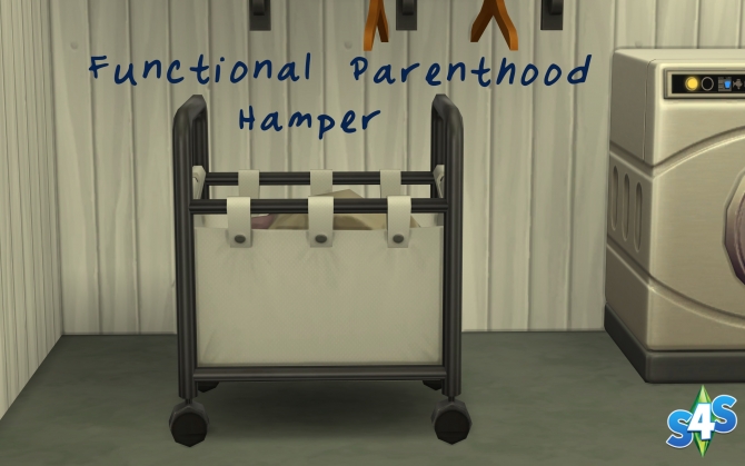 Functional Parenthood Hamper by Athena Apollos at Mod The Sims » Sims 4 ...