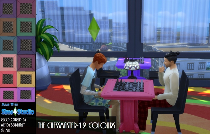 The Chessmaster SET 12 Colours by wendy35pearly at Mod The Sims » Sims ...