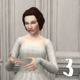 Reading a Letter Pose Set at Historical Sims Life » Sims 4 Updates