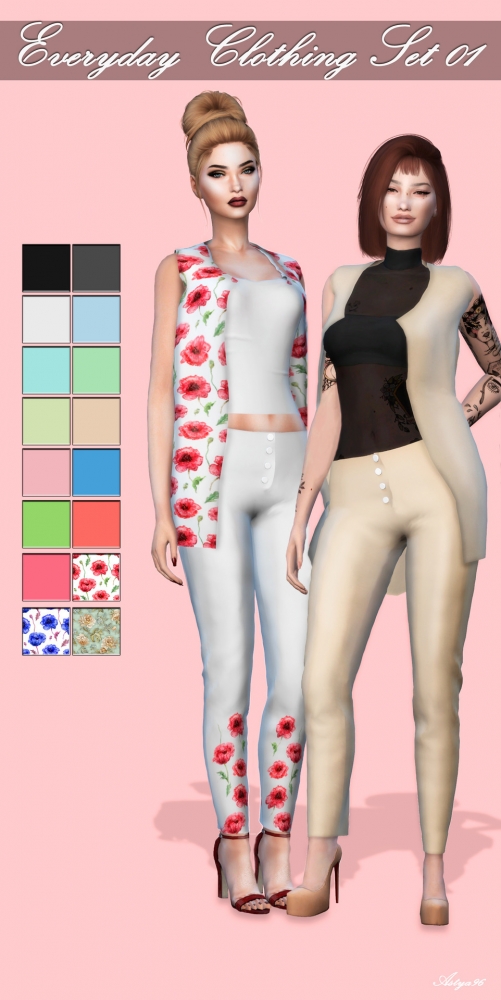 Set 01 at Astya96 » Sims 4 Updates