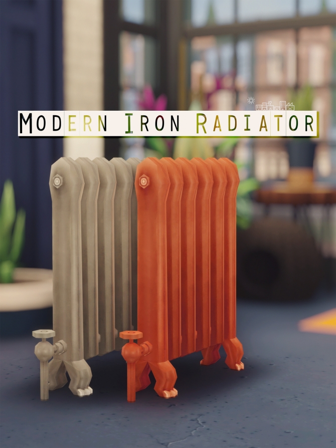 MODERN IRON RADIATOR at Picture Amoebae » Sims 4 Updates
