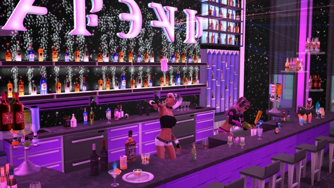 Hired DJs & Bartenders Stay Longer by RevyRei at Mod The Sims » Sims 4 ...