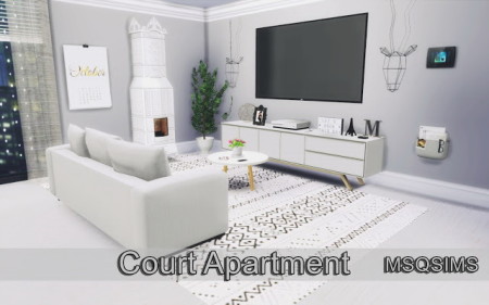 Court Apartment at MSQ Sims » Sims 4 Updates
