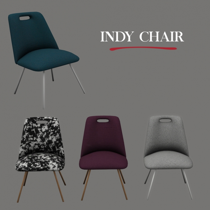 Indy Chair at Leo Sims » Sims 4 Updates