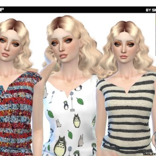 MP Male FUBU Collection Shirts by MartyP at TSR » Sims 4 Updates