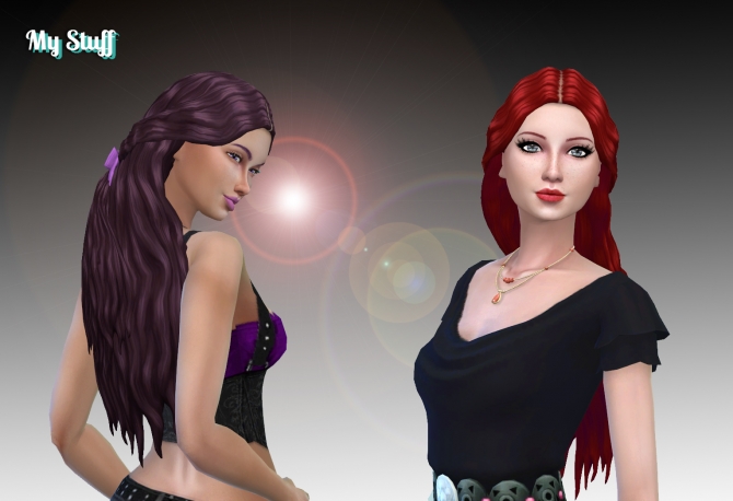 Lydia Hair at My Stuff » Sims 4 Updates