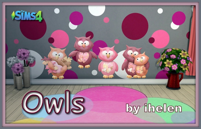 Owls by ihelen at ihelensims » Sims 4 Updates