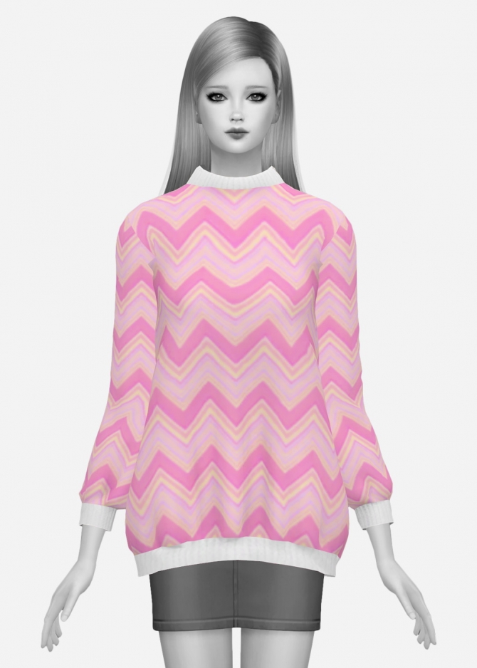 Female Sweater at Happy Life Sims » Sims 4 Updates