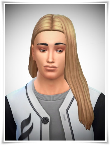 Long OverShoulder Hair at Birksches Sims Blog » Sims 4 Updates