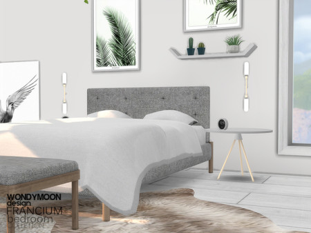 Francium Bedroom by wondymoon at TSR » Sims 4 Updates