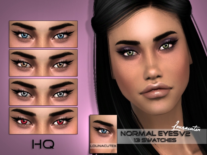 Normal Eyes V2 at Lounacutex » Sims 4 Updates