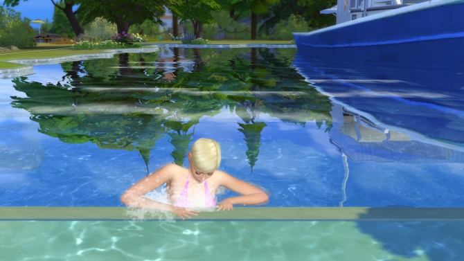 Animated Tranquility Waves by Snowhaze at Mod The Sims » Sims 4 Updates