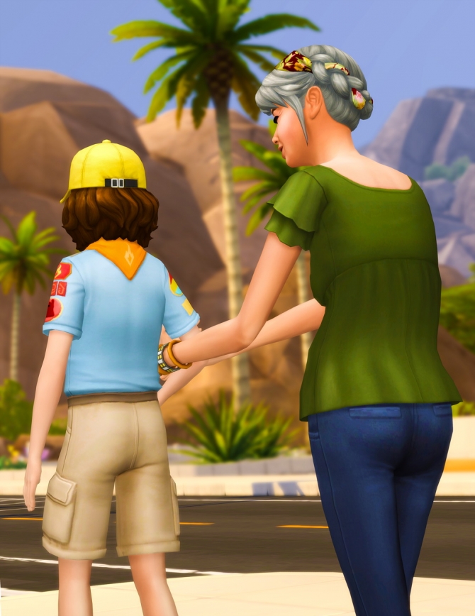 Scouts Uniform & Caps at Marvin Sims » Sims 4 Updates