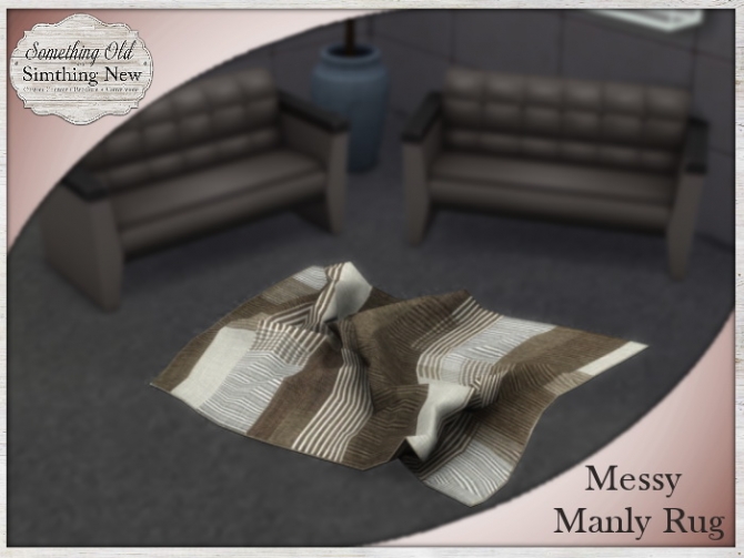 Messy Manly Rugs at Simthing New » Sims 4 Updates