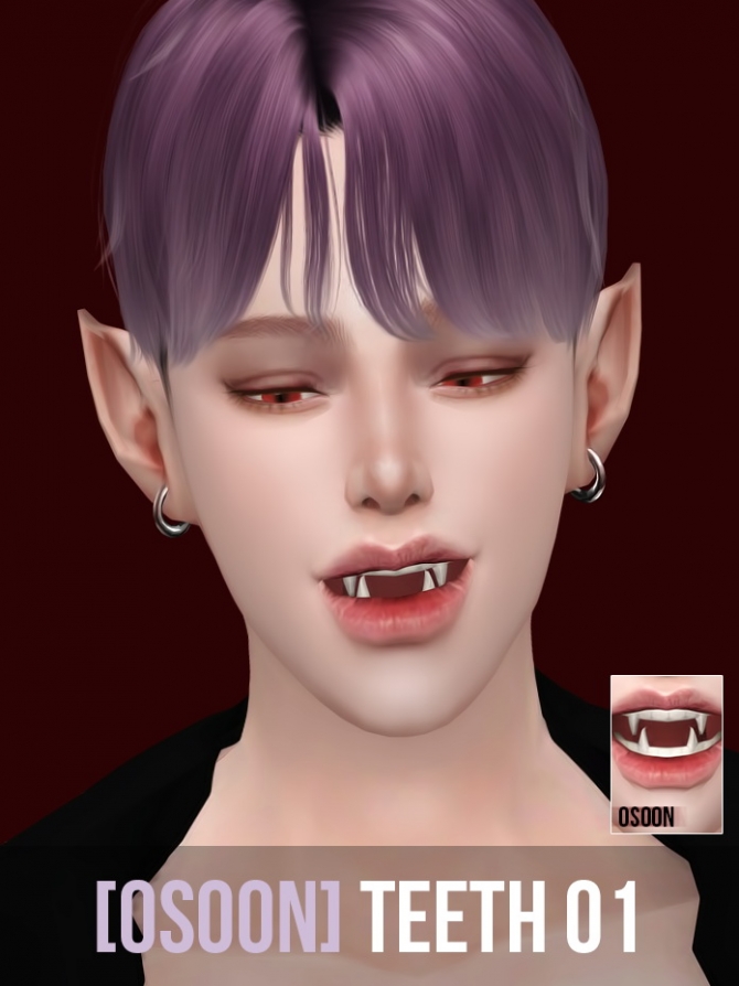 Teeth 01 at Osoon » Sims 4 Updates