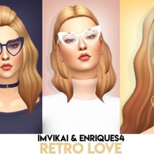 Sporty Twin Tails at SimLaughLove » Sims 4 Updates