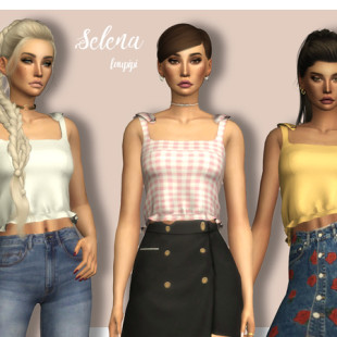 Brandy Dress by NataliMayhem at TSR » Sims 4 Updates