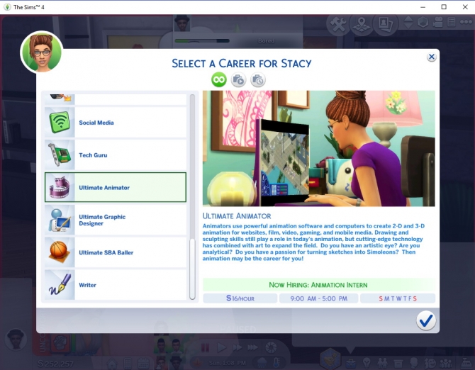 Ultimate Animator Career by asiashamecca at Mod The Sims » Sims 4 Updates