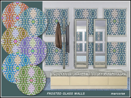 Frosted Glass Walls by marcorse at TSR » Sims 4 Updates