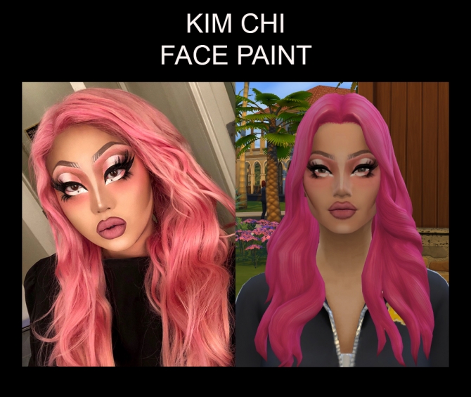 Kim Chi Face Paint for Males and Females T-E by Simmiller at Mod The ...