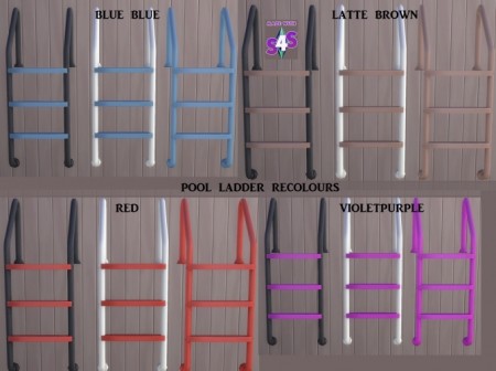 Rung My Bell Pool Ladder 14 Colours by wendy35pearly at Mod The Sims ...