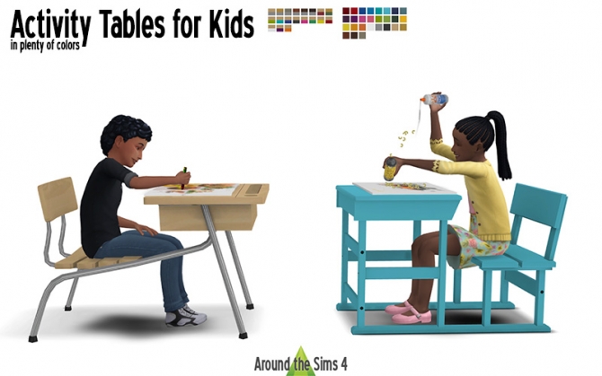 Activity Tables by Sandy at Around the Sims 4 » Sims 4 Updates