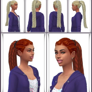Jane Hair at Leo Sims » Sims 4 Updates