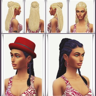 Short Afro Conversion at Sims 4 Dub » Sims 4 Updates