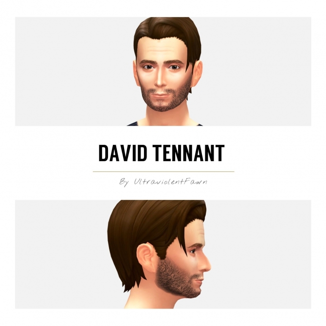 David Tennant by UltraviolentFawn at Mod The Sims » Sims 4 Updates