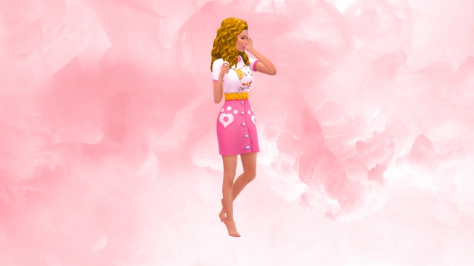 Rosey pink CAS Background at Katverse » Sims 4 Updates