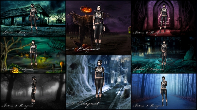 Darkness CAS Backgrounds at Katverse » Sims 4 Updates