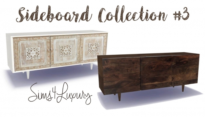 Sideboard Collection #3 at Sims4 Luxury » Sims 4 Updates