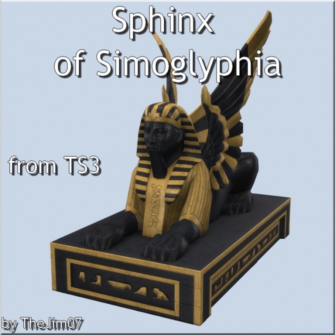 Sphinx of Simoglyphia by TheJim07 at Mod The Sims » Sims 4 Updates