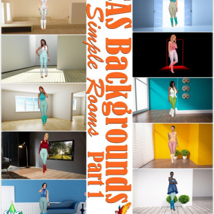 CAS BACKGROUNDS 5 COLORS at Lisa Sims » Sims 4 Updates